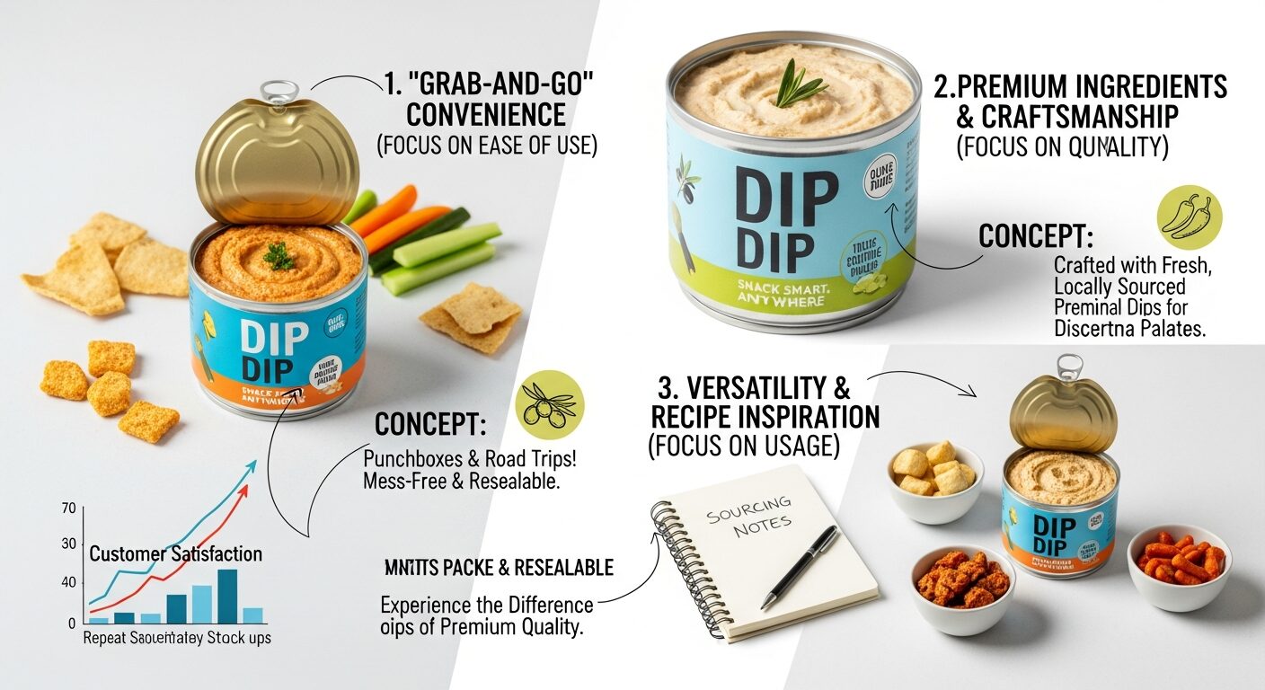 How To Get More Sales With Dip Can Packaging - Asset Bar